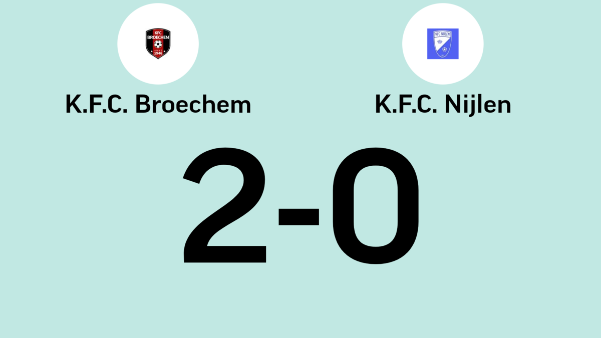 Jones en Van Riel bezorgen Broechem overwinning | GVA