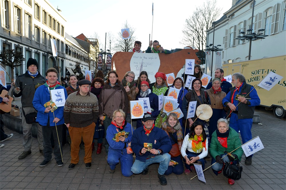 Bevelaars promoten 'Mijn boerengat' op de Meir | GVA