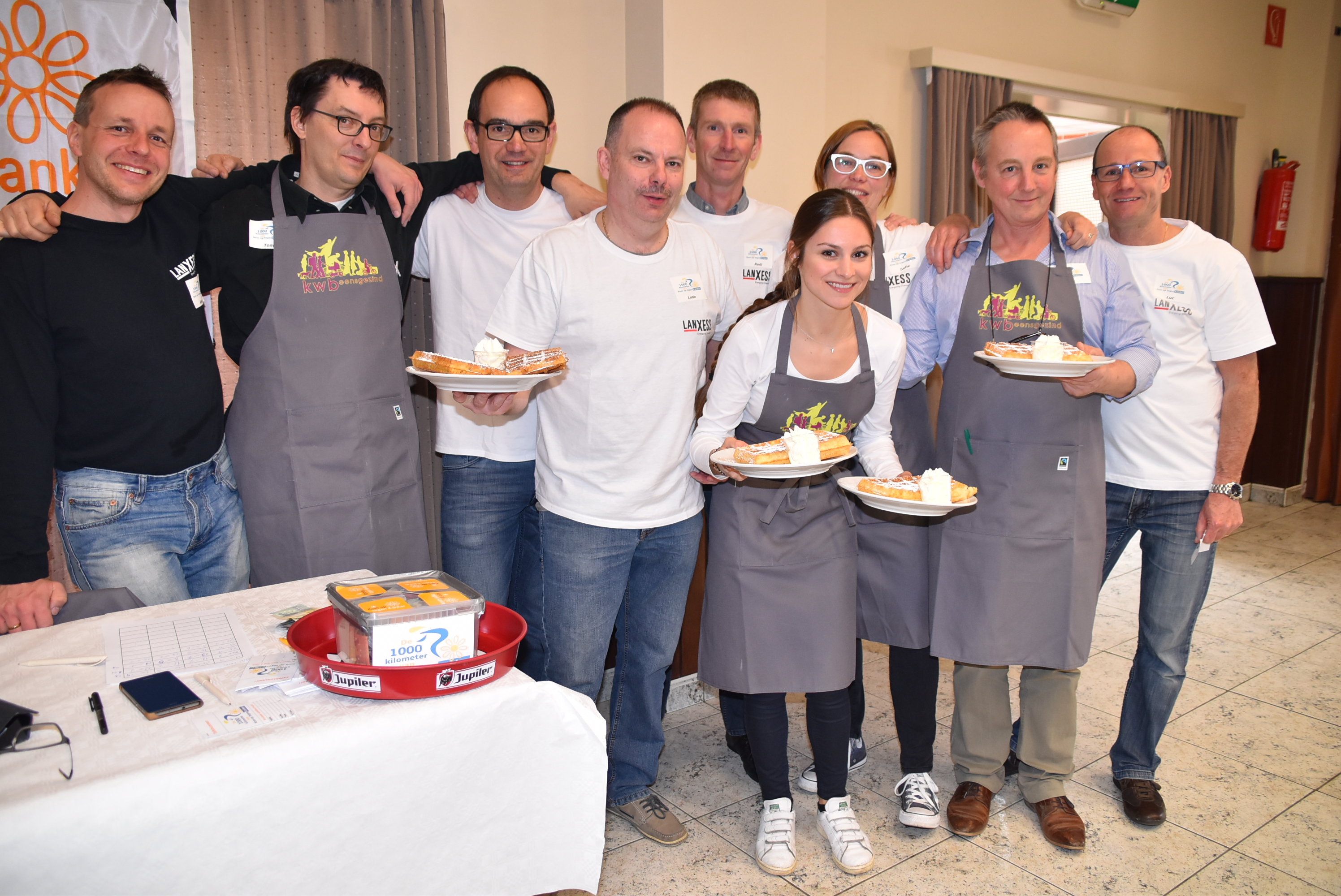Grote wafelbak voor Kom Op Tegen Kanker | GVA