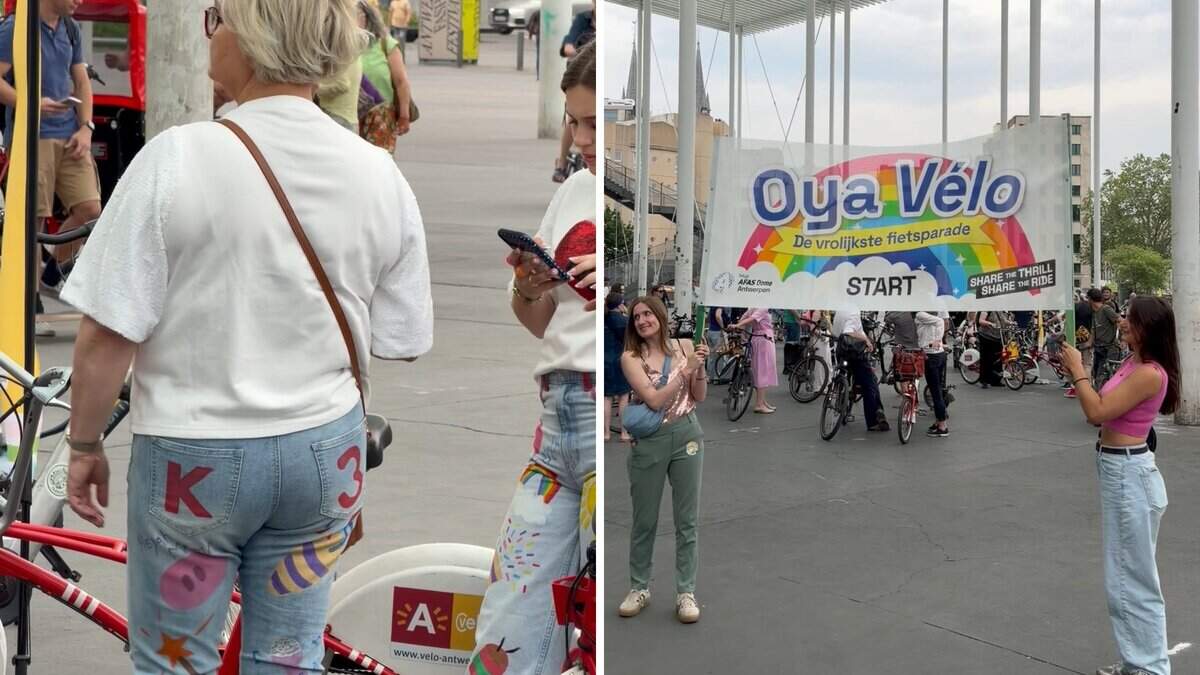 IN BEELD. ‘Oya Vélo’: K3-fans trekken in fietskaravaan van Theaterplein ...