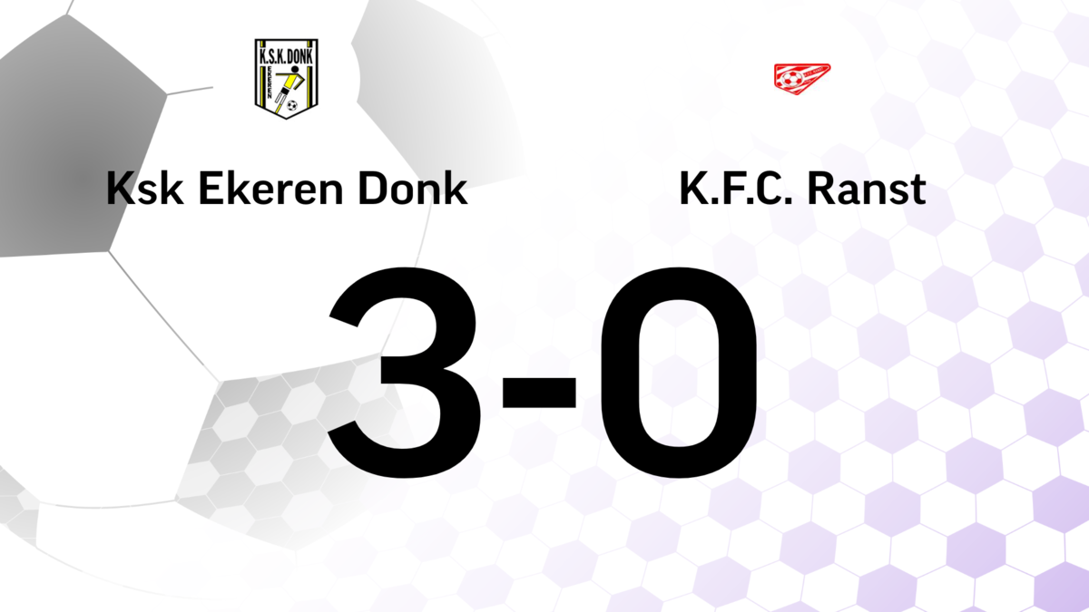 Ekeren Donk B te sterk voor Ranst B | GVA