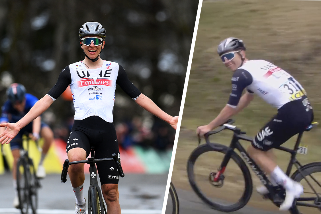 Wanneer de koers een speeltuin is: Tadej Pogacar zorgt voor iconisch ...