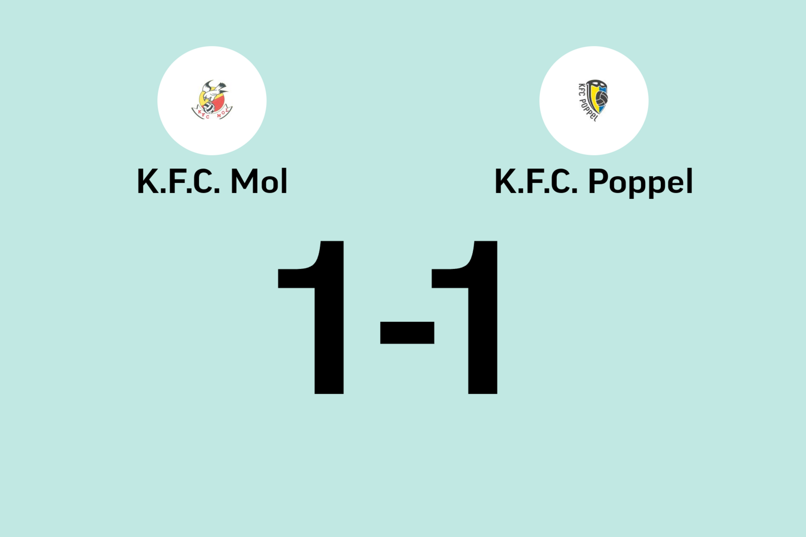 Luysterborg redt punt voor KFC Mol tegen Poppel | GVA