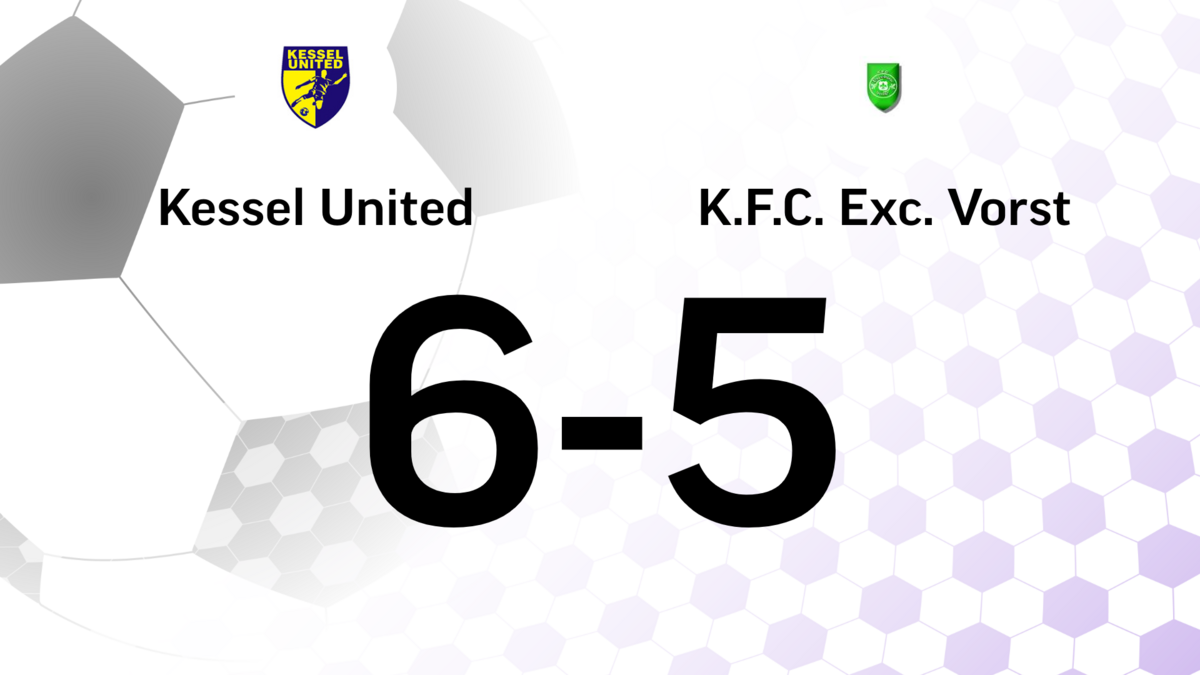 Exc. Vorst verliest uit met een doelpunt verschil van Kessel United | GVA
