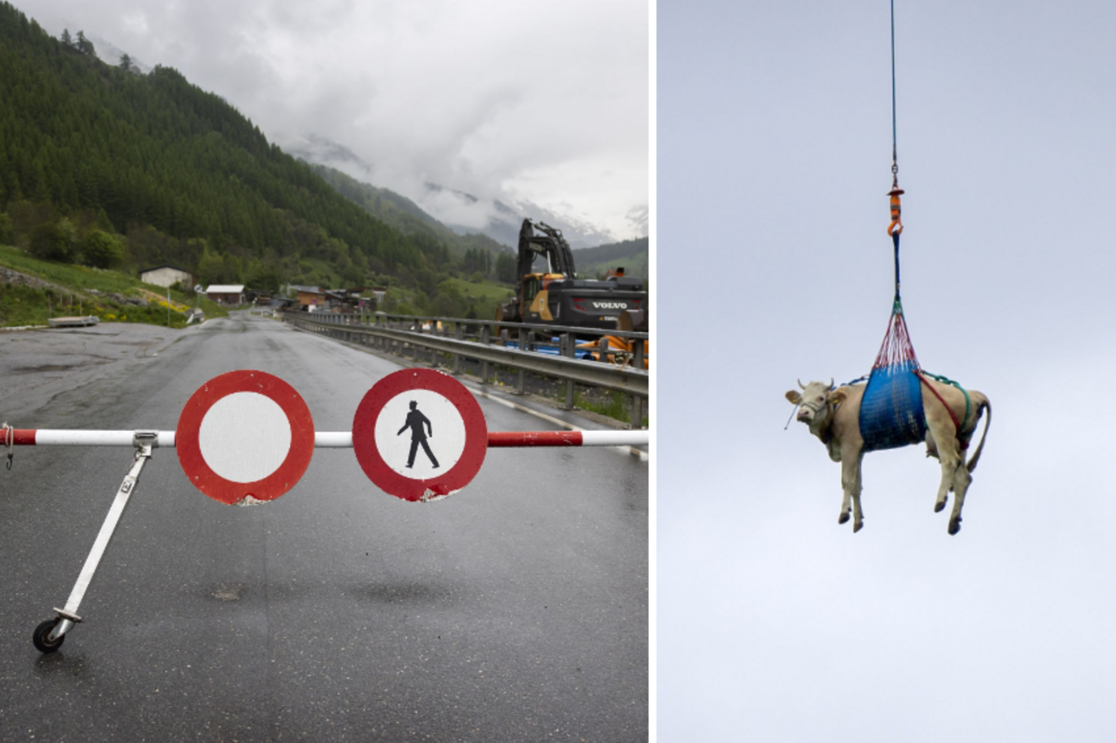 Steenlawines zetten gletsjer nabij Zwitserse dorp Blatten extra onder ...