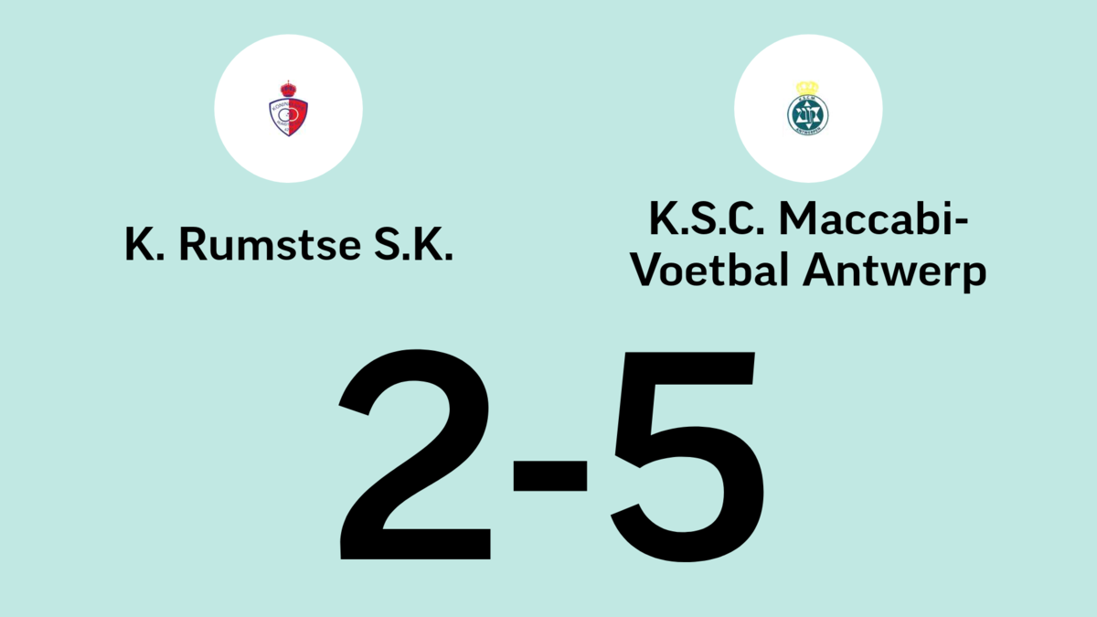 Younes Abdellati scoort drie keer voor Maccabi in wedstrijd tegen Rumst ...