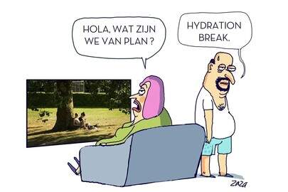 Onze cartoon van de dag, gemaakt door Zaza | GVA