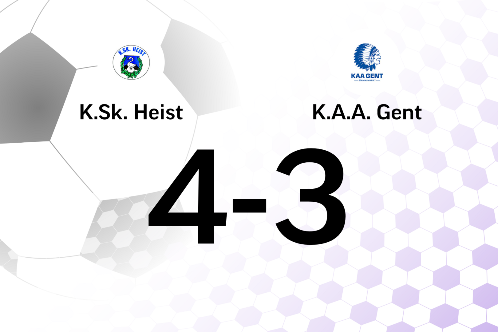 Jong AA Gent verliest uit met een doelpunt verschil van KSK Heist | GVA