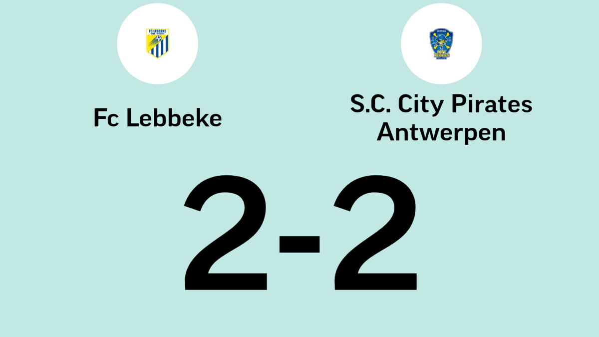 FC Lebbeke en City Pirates delen de punten | GVA
