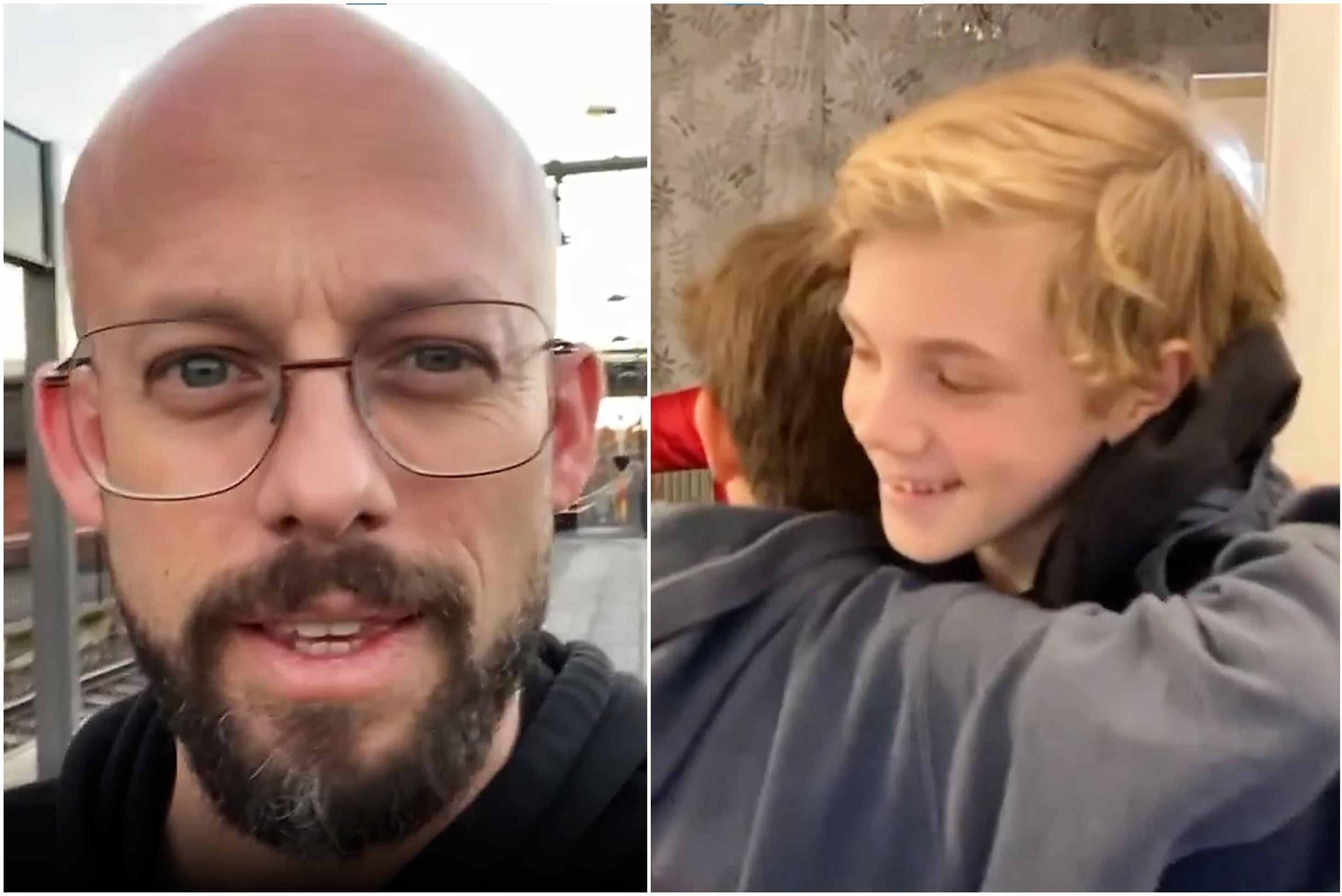 Staf Coppens deelt ontroerende hereniging van zoon Beau en beste vriend ...