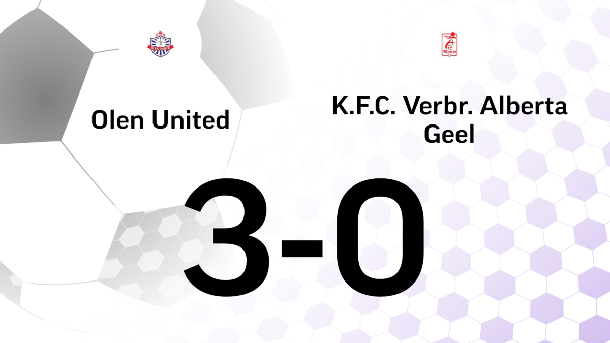 Van Genechten maakt twee goals voor Olen United in wedstrijd tegen ...