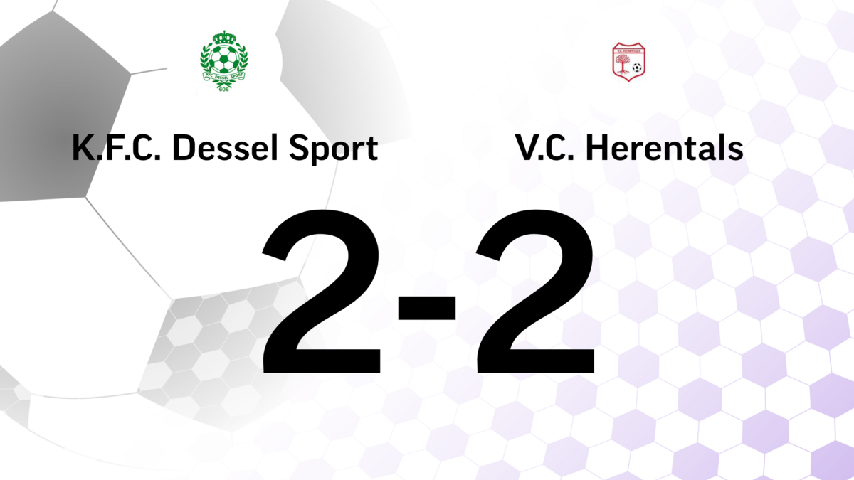 Dessel Sport B speelt gelijk in thuiswedstrijd tegen VC Herentals | GVA