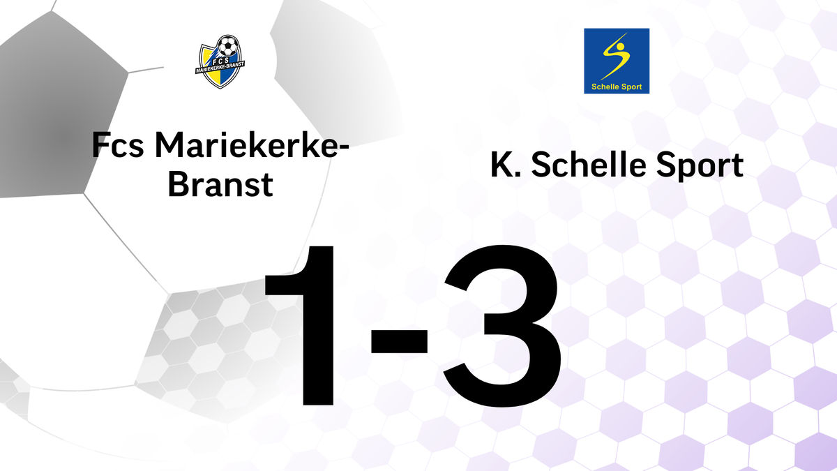 Schelle Sport B wint uit van Mariekerke-Branst B, mede dankzij twee ...