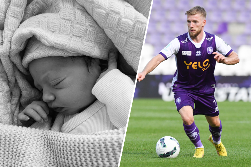 Beerschot-topschutter Tom Reyners voor de eerste keer papa geworden | GVA