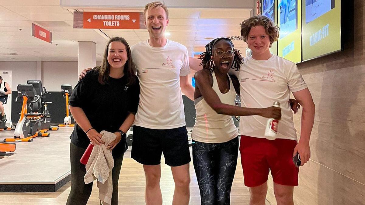 Jong Groen voert al sportend campagne in fitnessclubs | GVA