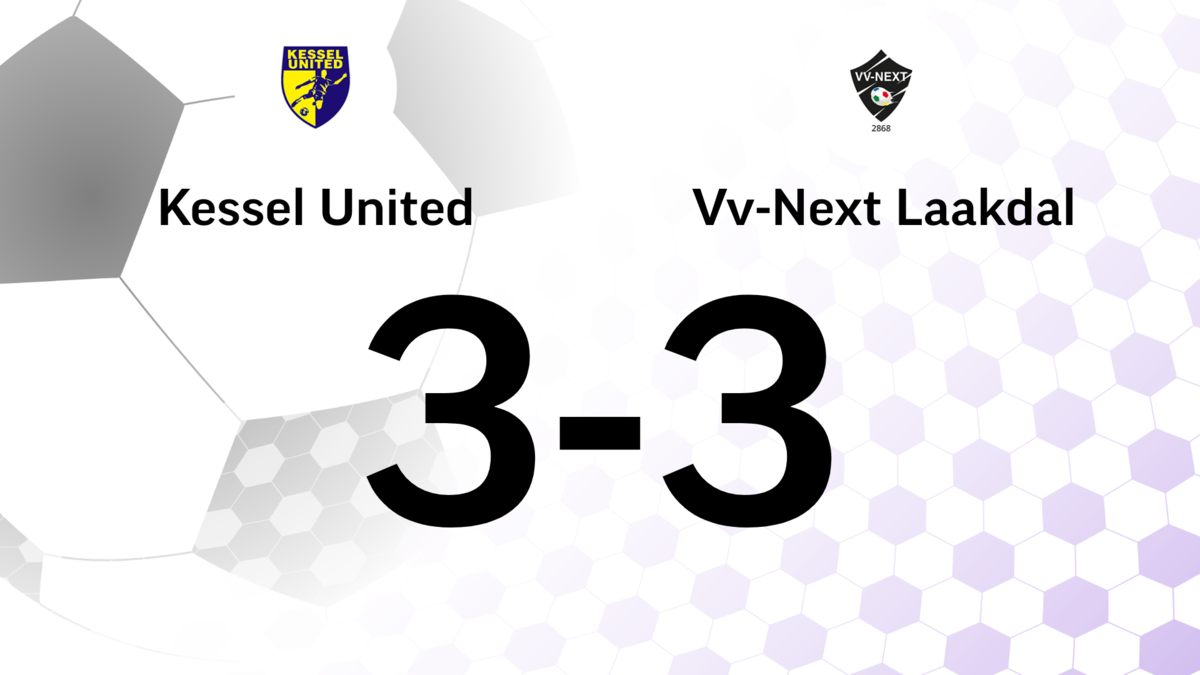 Kessel United sleept gelijkspel uit de brand in de thuiswedstrijd tegen ...