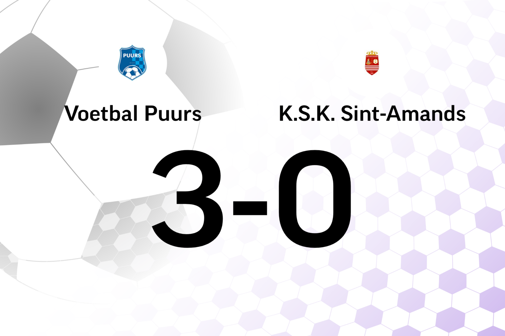 Puurs wint thuis van Sint-Amands | GVA
