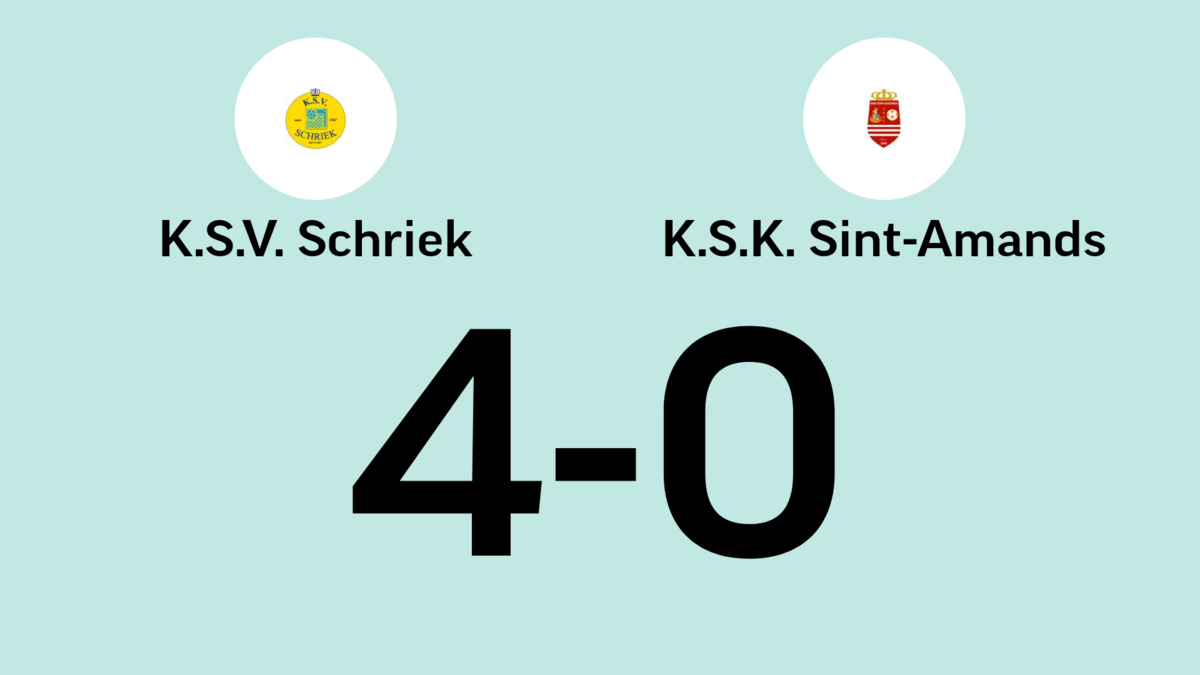 Schriek wint tegen Sint-Amands door treffers van Yanni Rachi | GVA