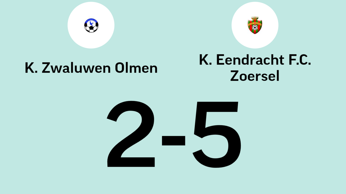 Zoersel wint spektakelwedstrijd van Olmen | GVA
