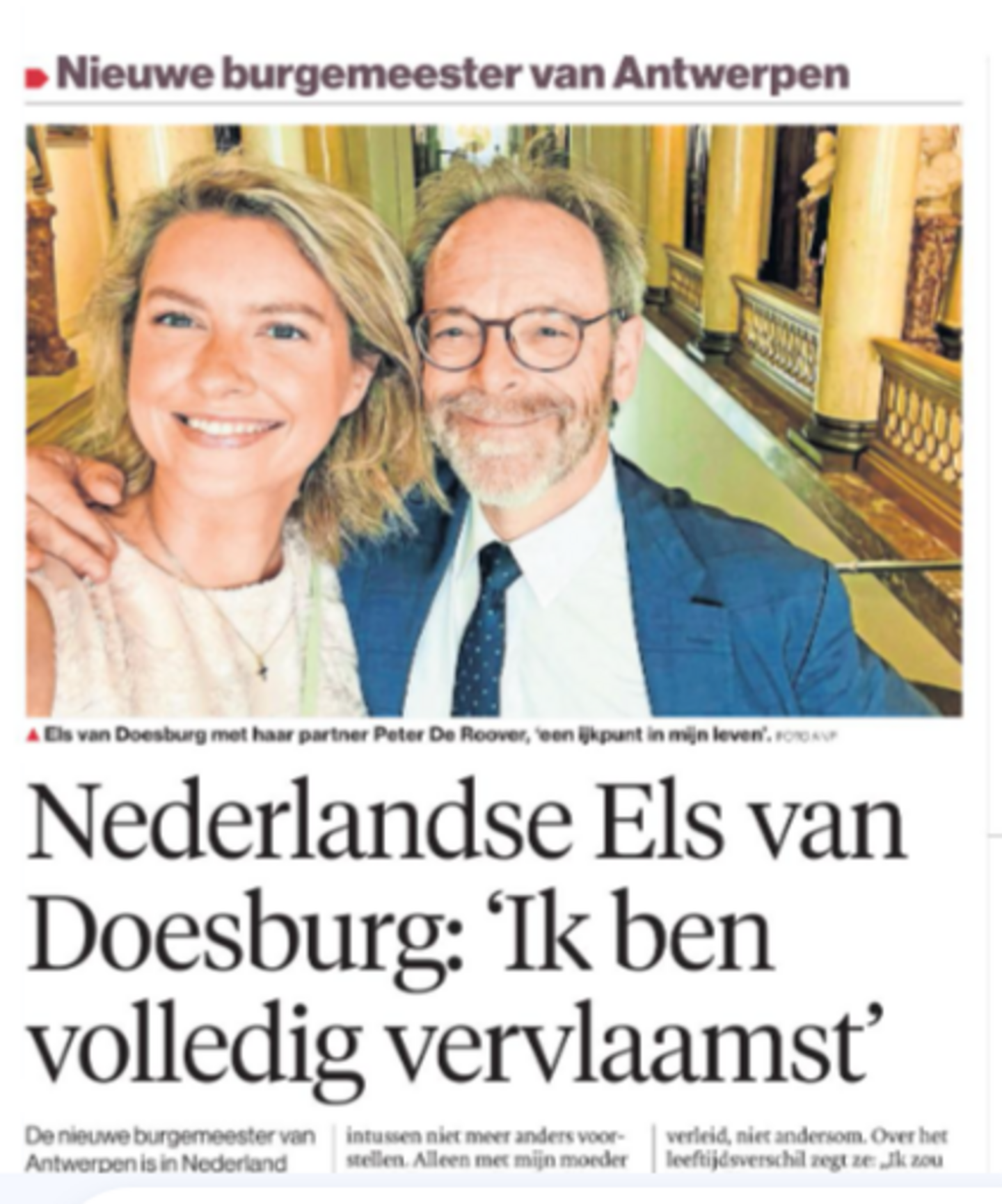 Het is ook onze noorderburen niet ontgaan: Nederlandse Els van Doesburg ...