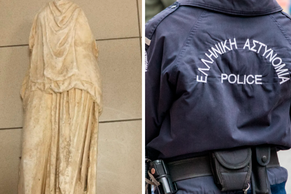 Man vindt 2.000 jaar oud Grieks standbeeld gedumpt bij vuilnisbakken | GVA