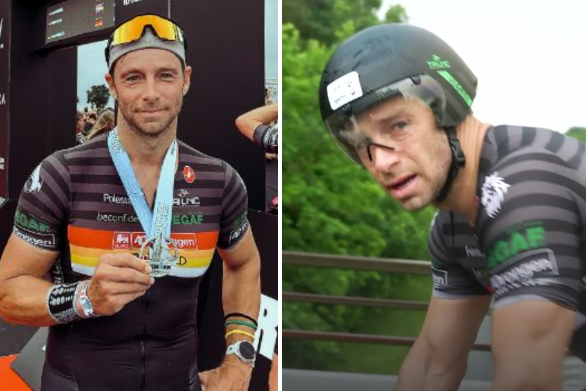 Louis Talpe finisht halve Ironman in Denemarken en het smaakt naar meer ...