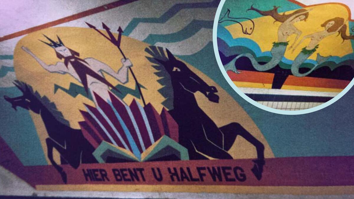 Voetgangerstunnel krijgt originele muurschilderingen terug ...