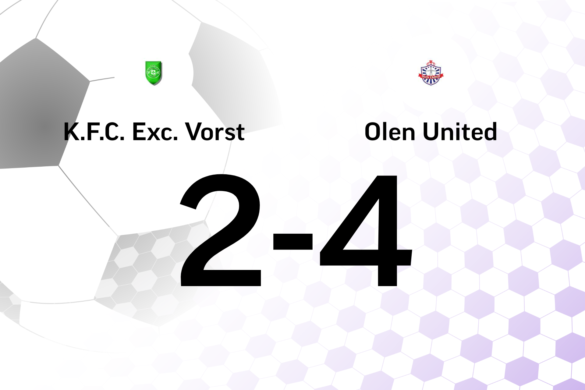 Olen United wint spektakelwedstrijd van Exc. Vorst | GVA