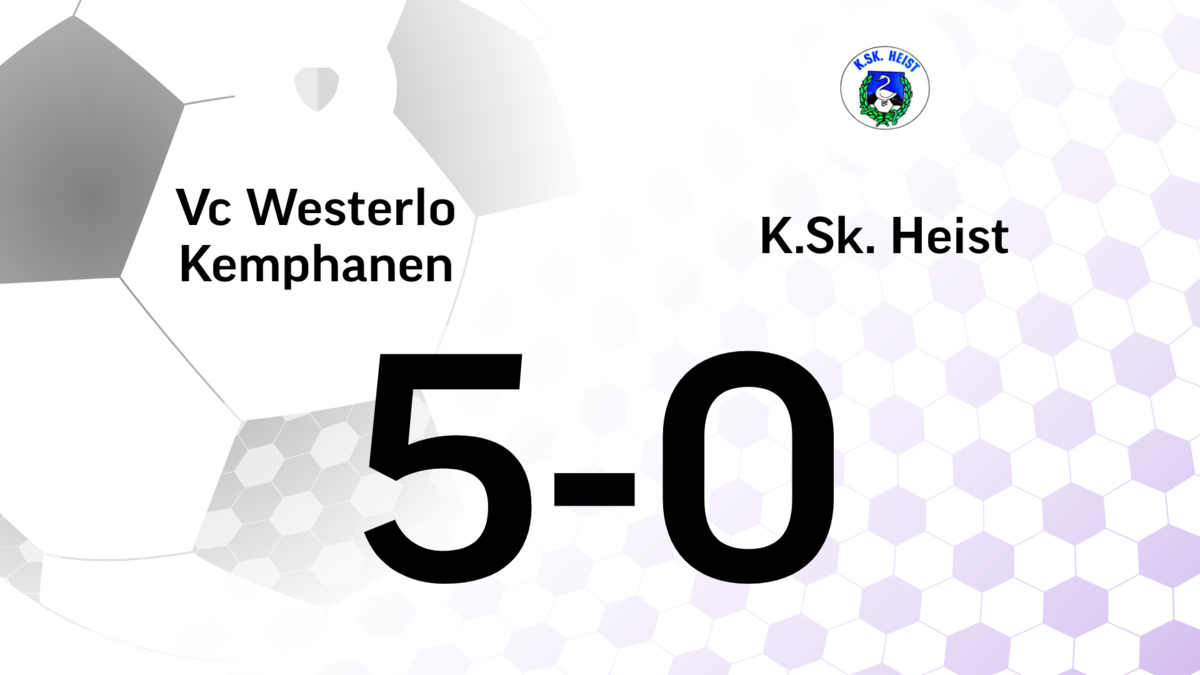 Westerlo Kemphanen overklast KSK Heist B | GVA