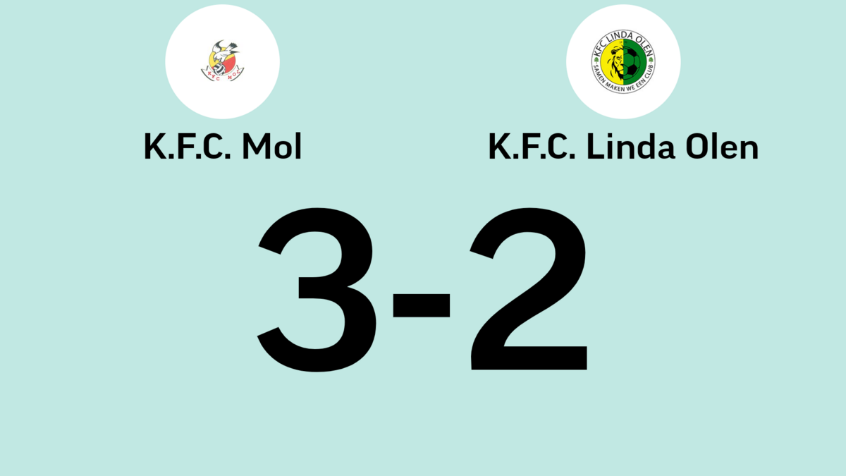 Van Baelen scoort twee keer voor KFC Mol in wedstrijd tegen Linda Olen ...