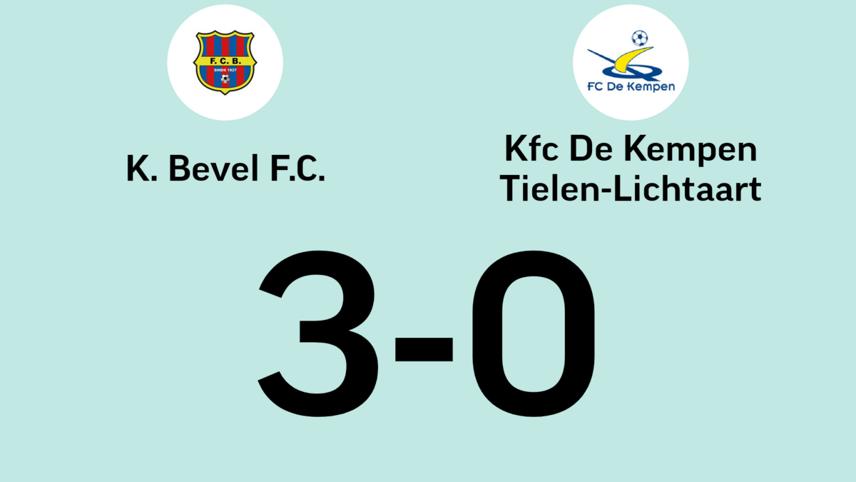 Nick Van Peer maakt twee goals voor Bevel in wedstrijd tegen FC De ...