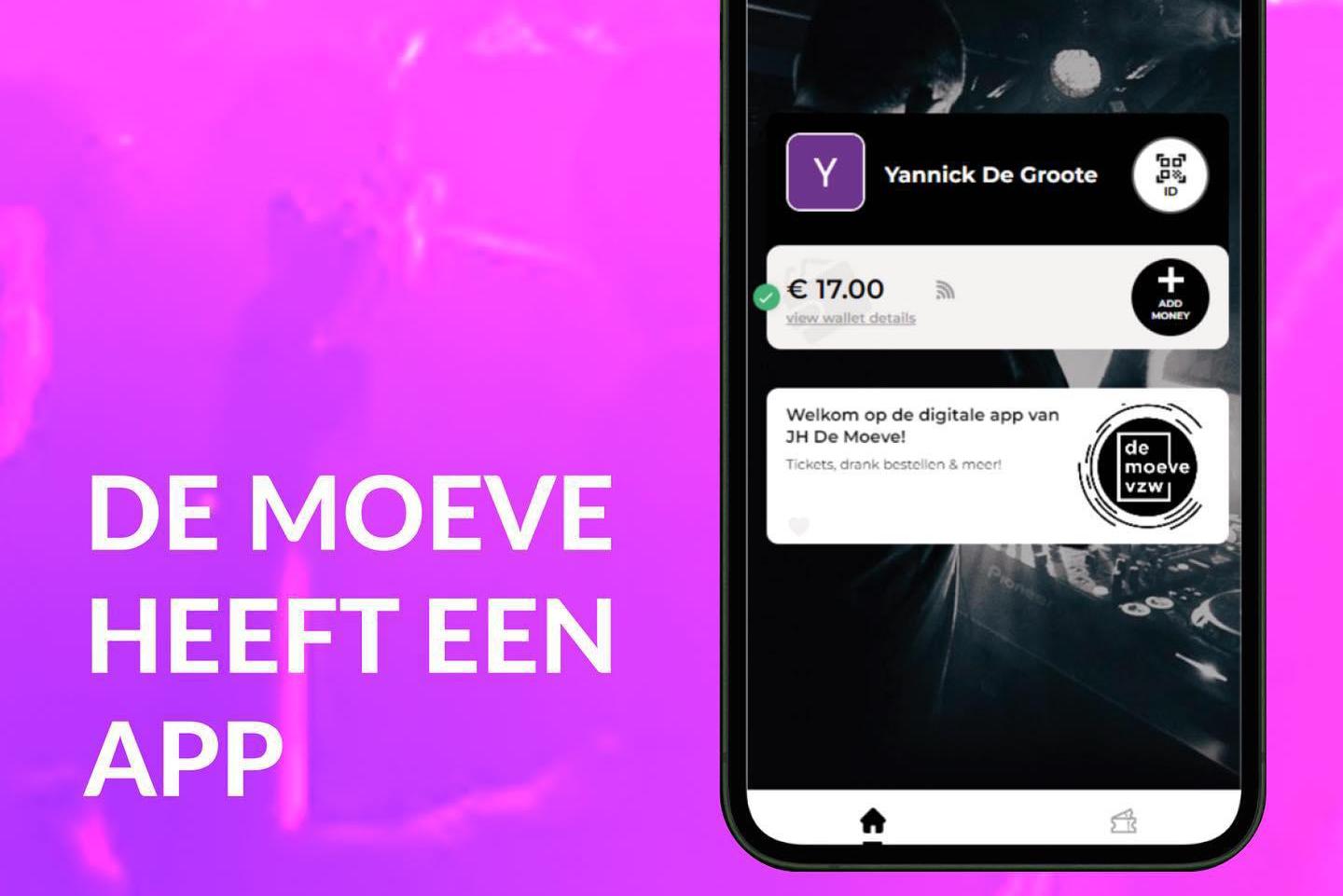 Jeugdhuis De Moeve lanceert app en gaat volledig cashless | GVA