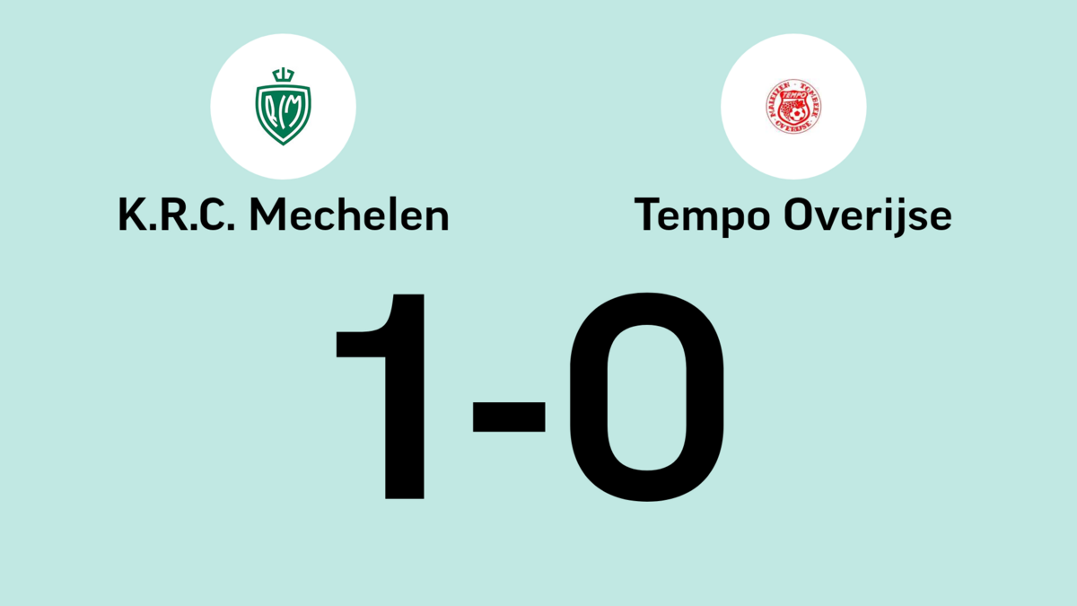 Versteeven bezorgt RC Mechelen overwinning op Tempo Overijse | GVA
