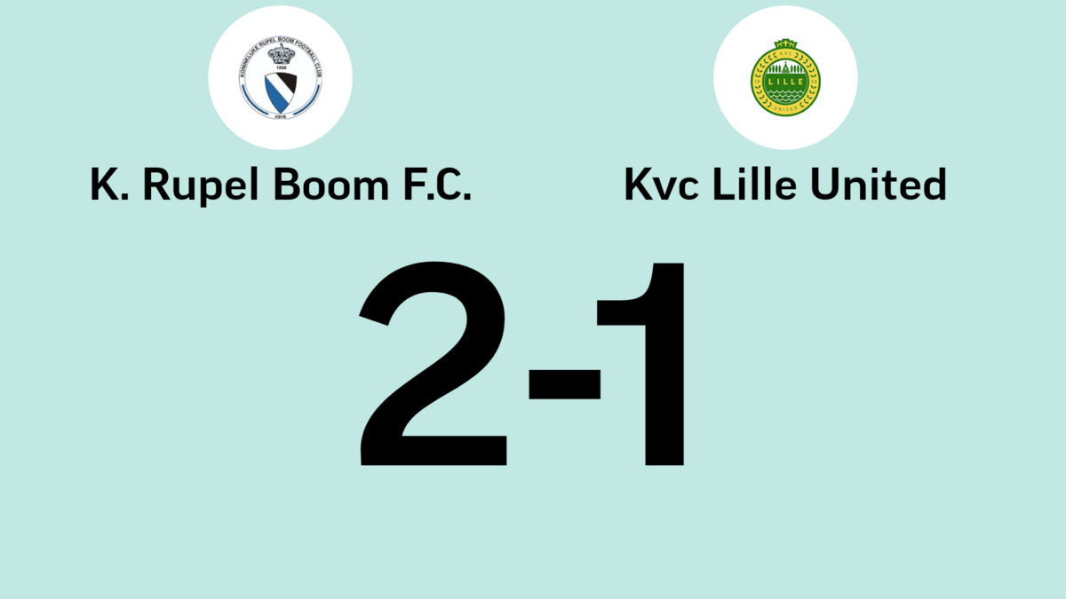Rupel Boom beslist duel met Lille United na rust | GVA