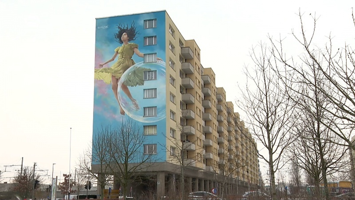 Antwerpse straatkunstenaar Smok maakt kans op Street Art Cities Awards ...