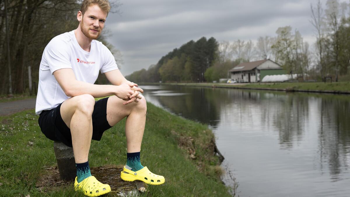 Jules moet recordpoging marathon op crocs na 30 kilometer laten varen ...