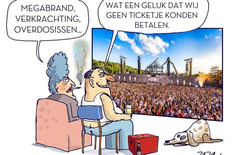 Onze cartoon van de dag, gemaakt door Zaza | GVA