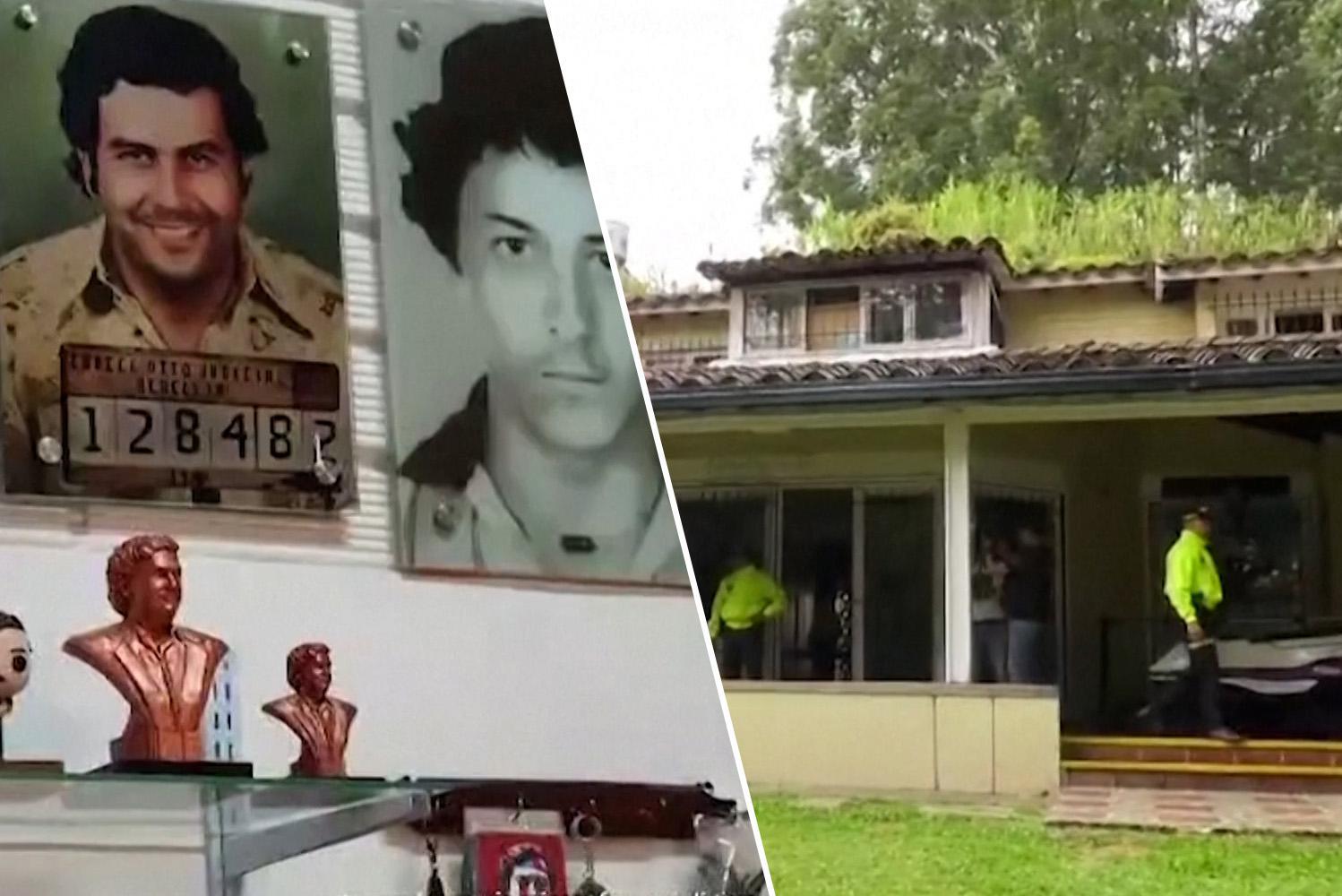 BINNENKIJKEN. Colombiaanse overheid haalt villa van Pablo Escobar leeg ...