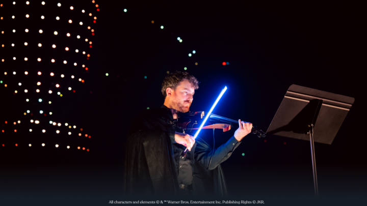 Opnieuw drone-art boven de Bosuil: openluchtshow in Harry Potter-thema ...
