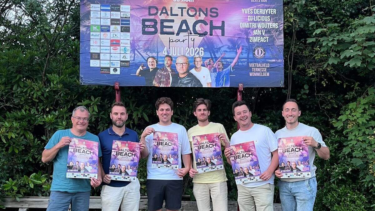 Legendarische Daltons Beach party aan dertigste editie toe met dj’s ...