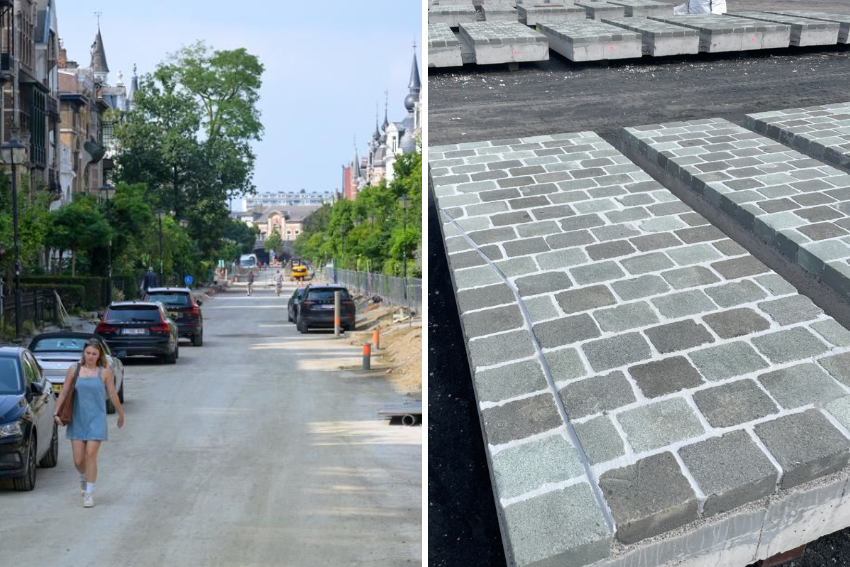 Heraangelegde Cogels-Osylei krijgt primeur van betonplaten met ...