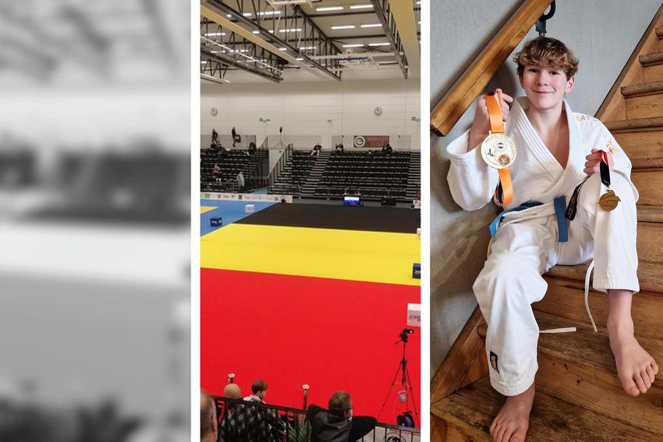 Sid (14) kan de mat amper zien, maar kroont zich wel tot Belgisch ...