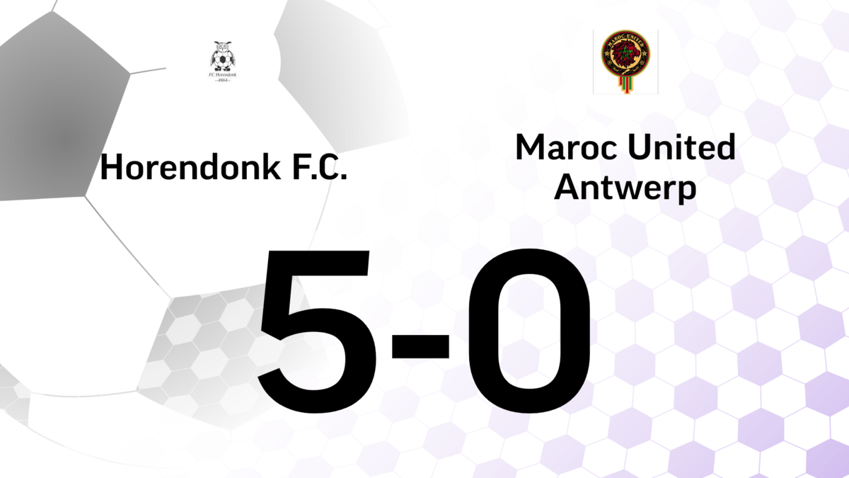 Weergaloze Van De Kar leidt Horendonk langs Maroc United Antwerp B | GVA