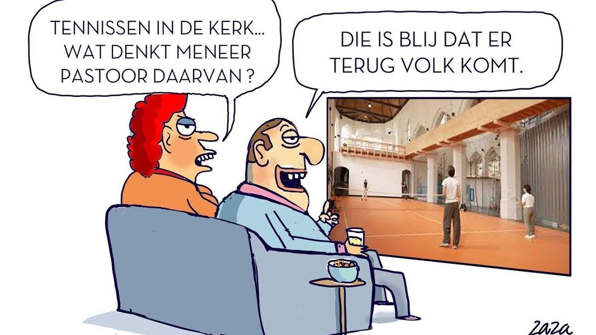 Onze cartoon van de dag, gemaakt door Zaza | GVA