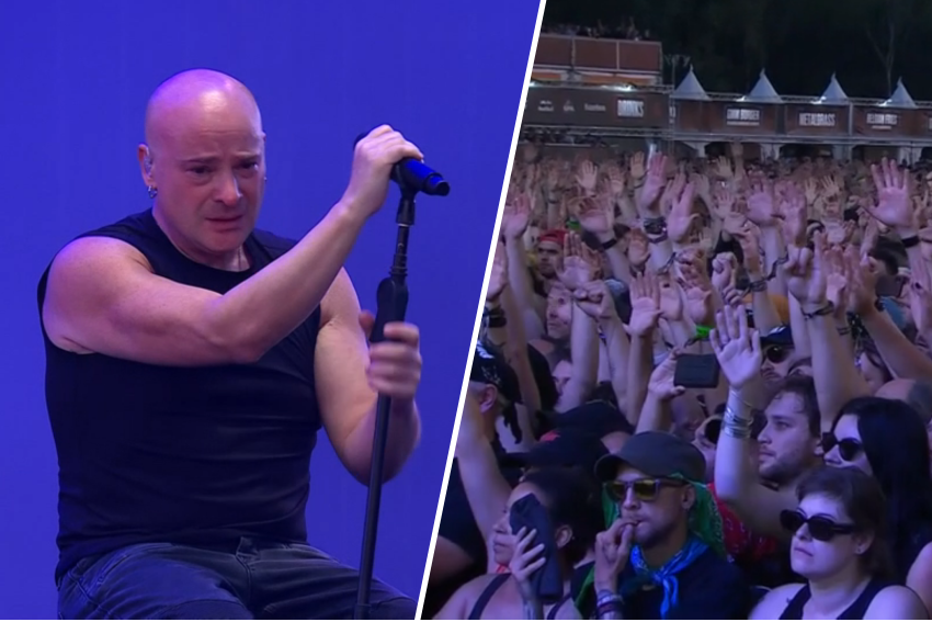 Indrukwekkend moment op Graspop: Disturbed-zanger getuigt in tranen ...