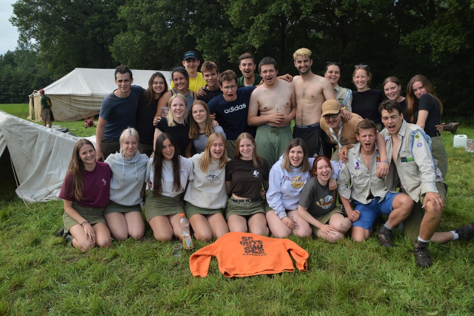 Scouts en Gidsen Zaventem zien kamp in Hotton in het water vallen en ...
