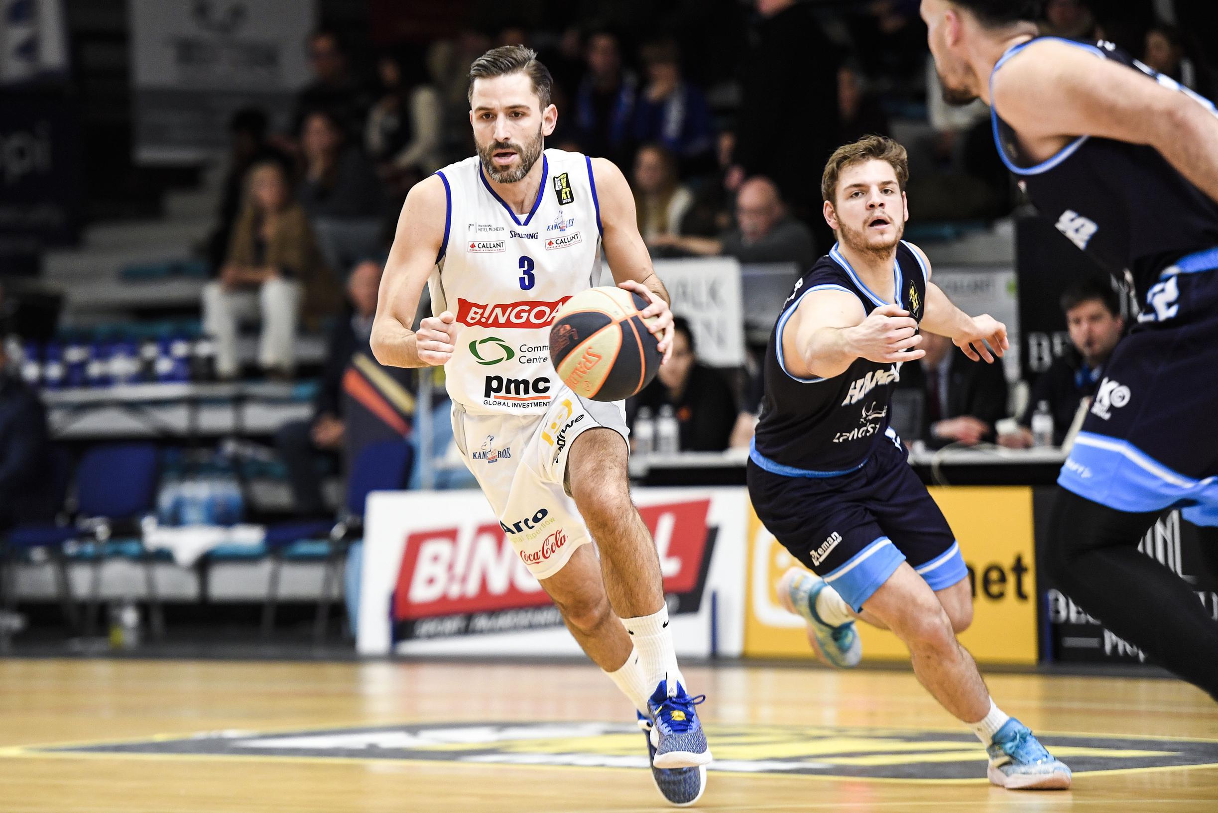 5 op 5 voor Kangoeroes Mechelen dat met Antwerp Giants in Elite Gold leider blijft | GVA