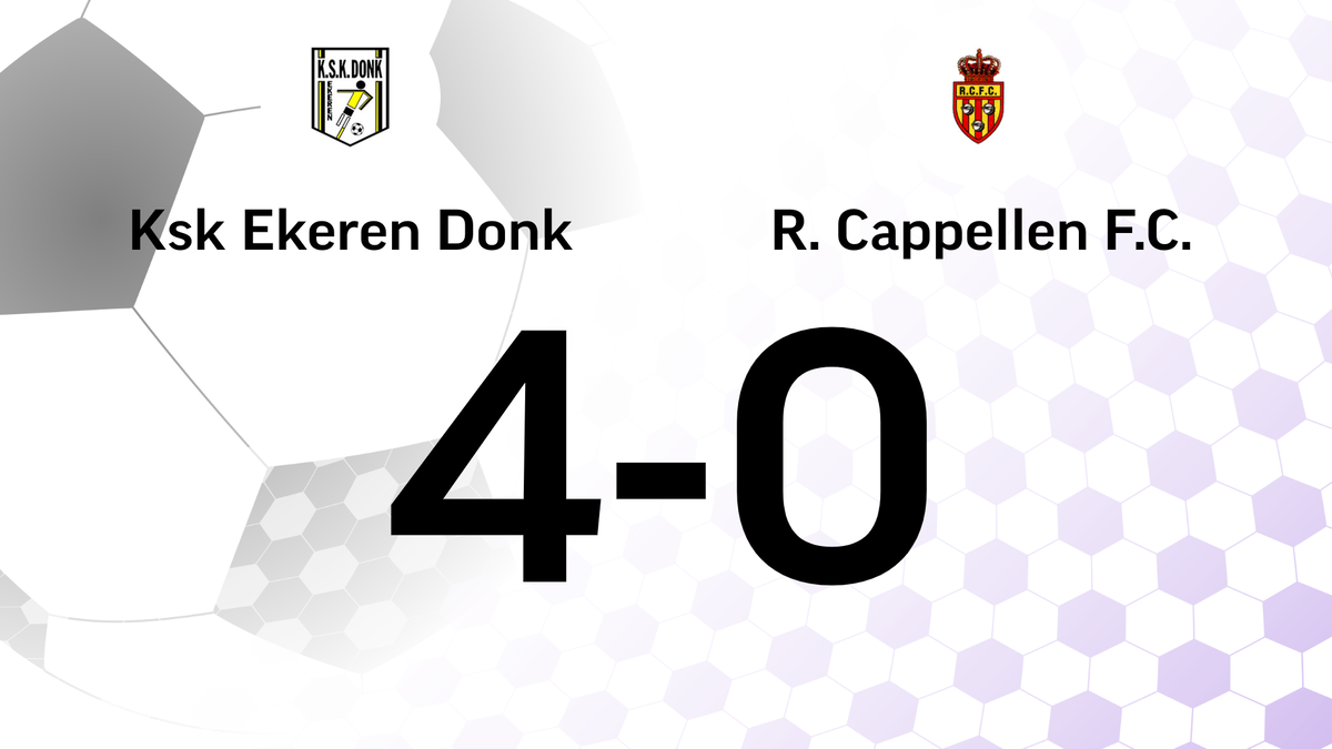 El Khalkhali maakt twee goals voor Ekeren Donk in wedstrijd tegen ...