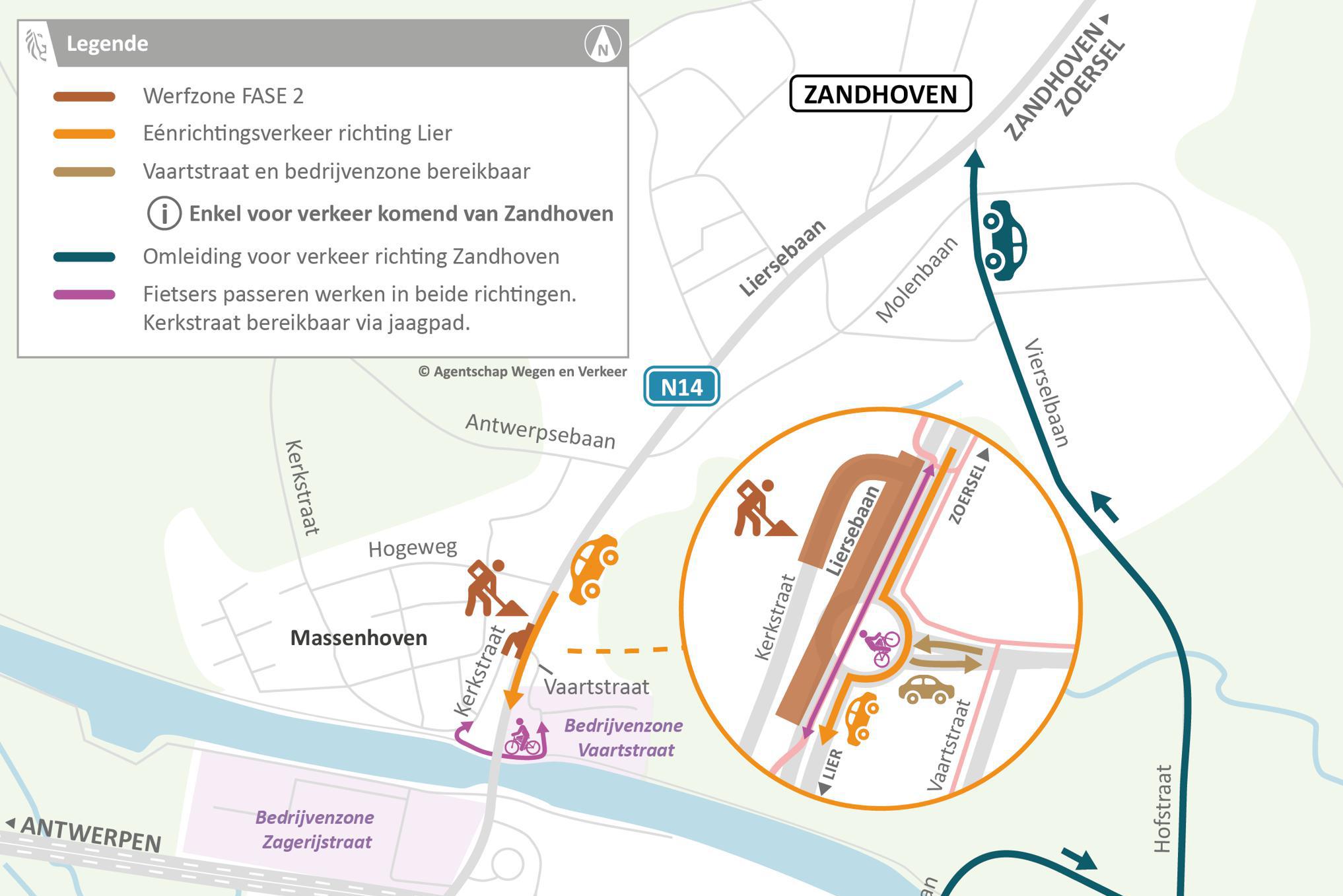 Nog drie weken: einde werken aan rotonde komt in zicht | GVA