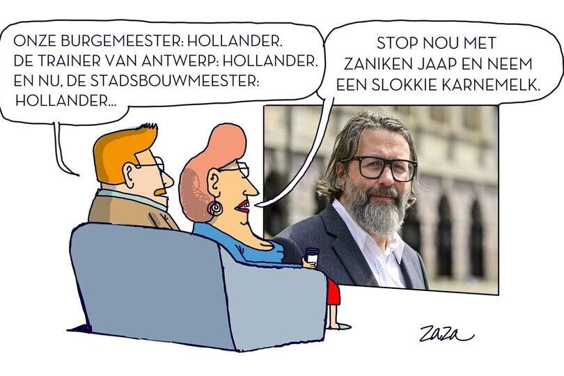 Onze cartoon van de dag, gemaakt door Zaza | GVA